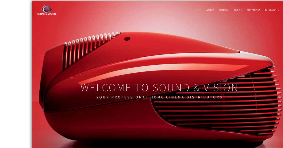 Presto Web Design | Case Study - Sound & Vision (India) Website